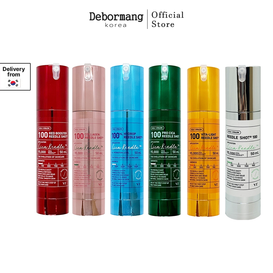 VT Reedle Shot 100 Red Booster/VITA LIGHT/Collagen/Hydrop/Pro Cica/Sudee pdrn 100 | Shopee Singapore