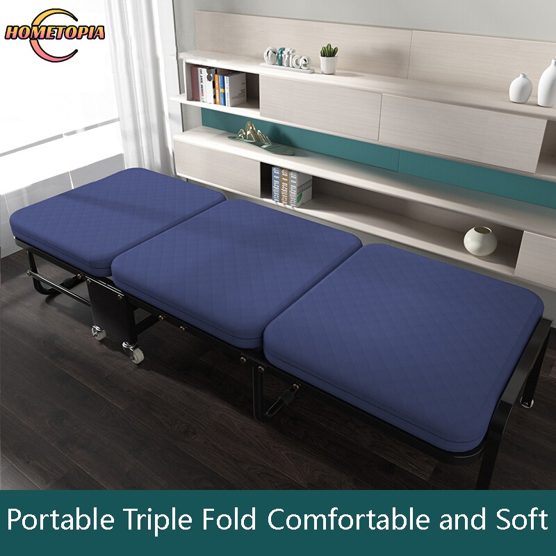 Premium Japanese 3-Fold Foldable Bed Single bed | Shopee Singapore