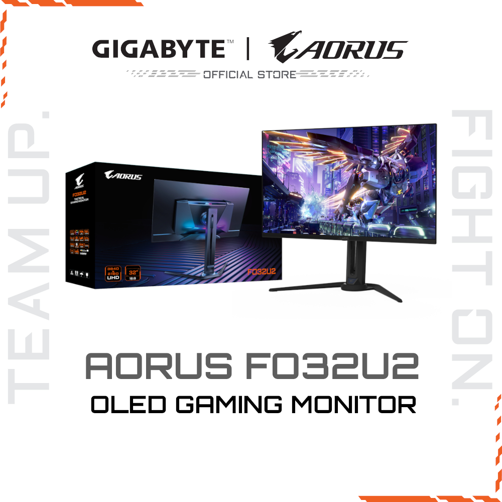 AORUS FO32U2 - 240Hz KVM Gaming Monitor | UHD 31.5" OLED | 2160P | 4K ...