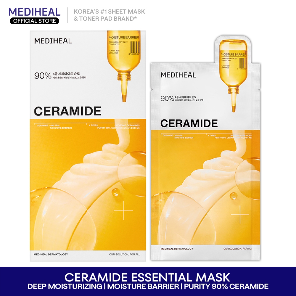 Mediheal [NEW] Ceramide Essential Mask Moisturizing Barrier - A firm ...