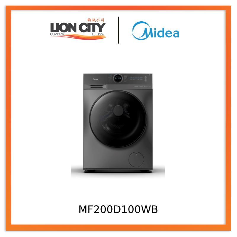 Climate Voucher Eligible* Midea MF200D100WB Combo Washer Dryer (10Kg ...
