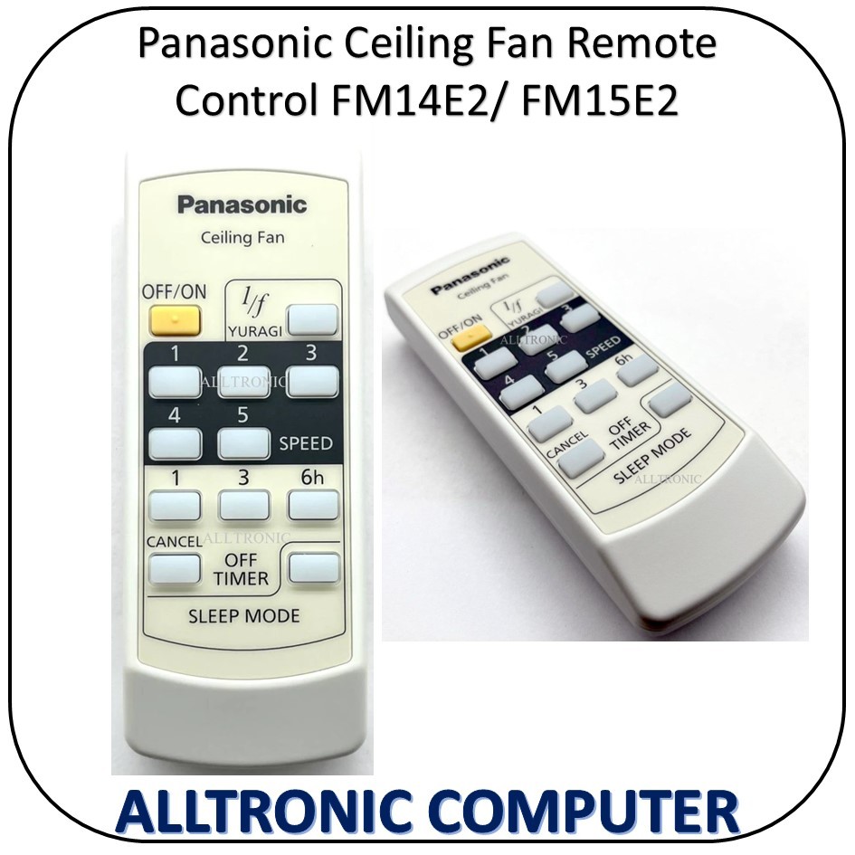 Genuine Ceiling Fan Remote Control for Panasonic FM14E2/ FM15E2 ...