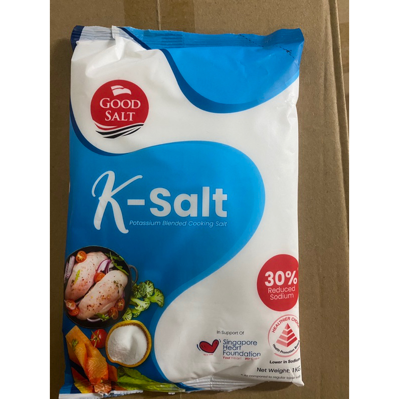 K-Salt Lower Sodium Salt 1k（2pkt~10pkt) | Shopee Singapore