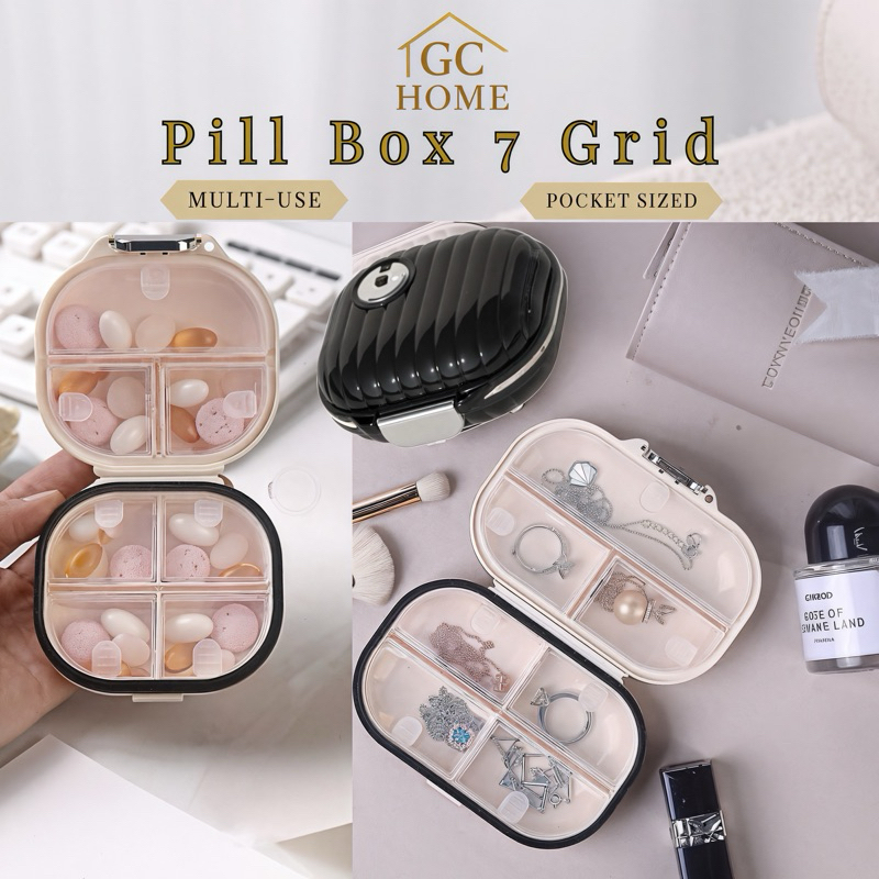 Medicine Pill Box 7 Days Medicine Organiser Jewellery Box Jewellery ...