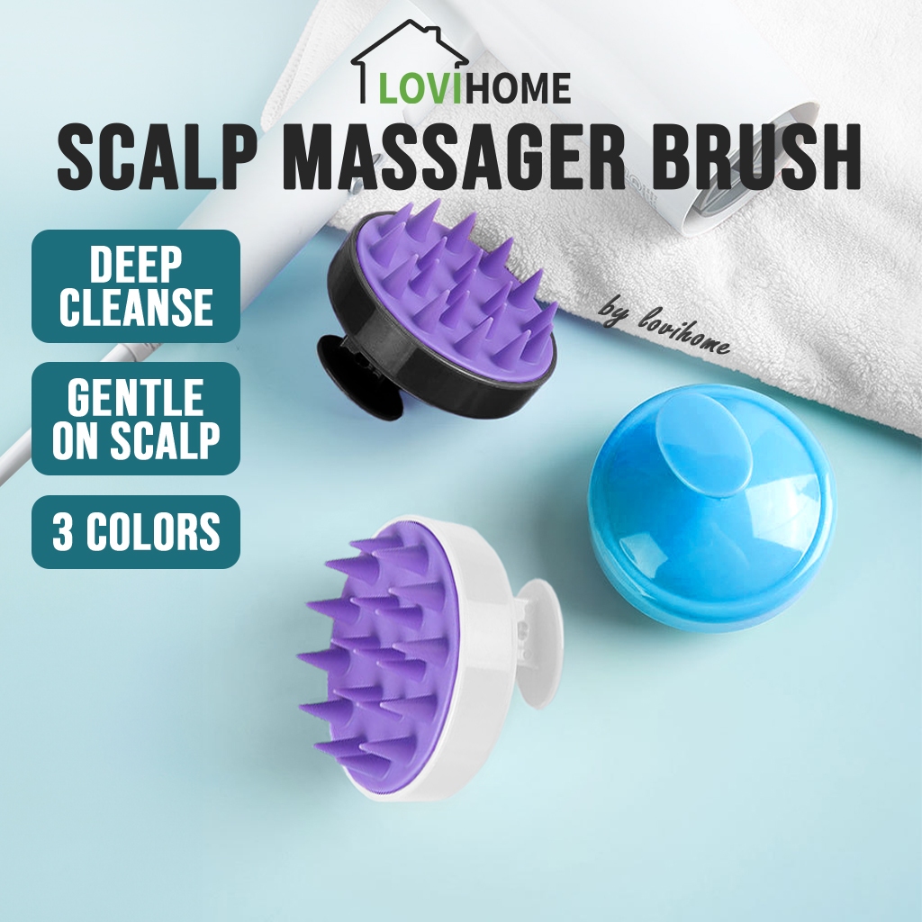 SG Hair Scalp Massager / Soft-Bristle / Unisex / Revitalising Deep ...