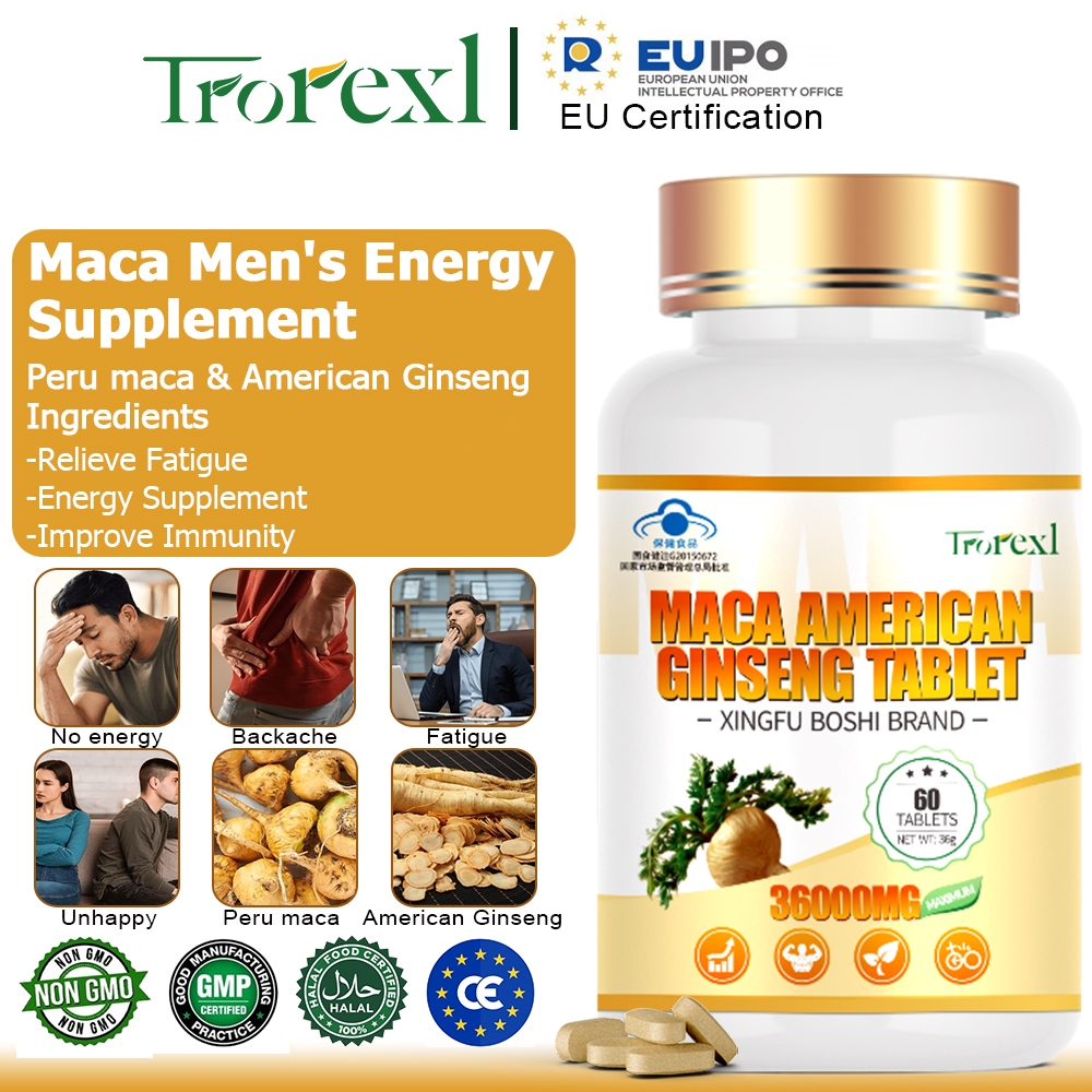 [Next Day Delivery]Trorexl Maca capsule kidney supplement American ...