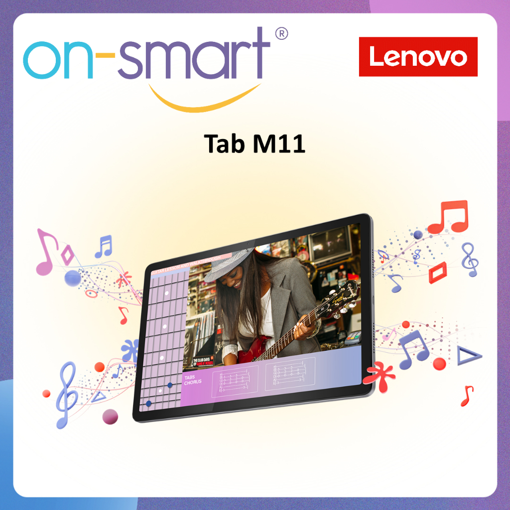 Lenovo Tab M11 4G LTE | MediaTek Helio G88 | 4GB RAM 128GB eMMC | 11" WUXGA IPS Display | 1 Year ...