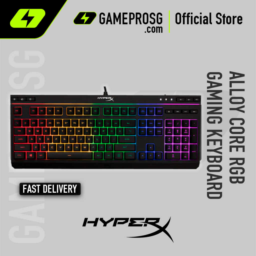 HyperX Alloy Core RGB Gaming Keyboard - HX-KB5ME2-US | Shopee Singapore