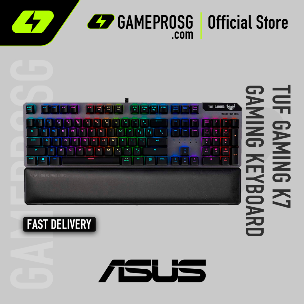 ASUS TUF Gaming K7 RGB Wired Mechanical Gaming Keyboard | Shopee Singapore