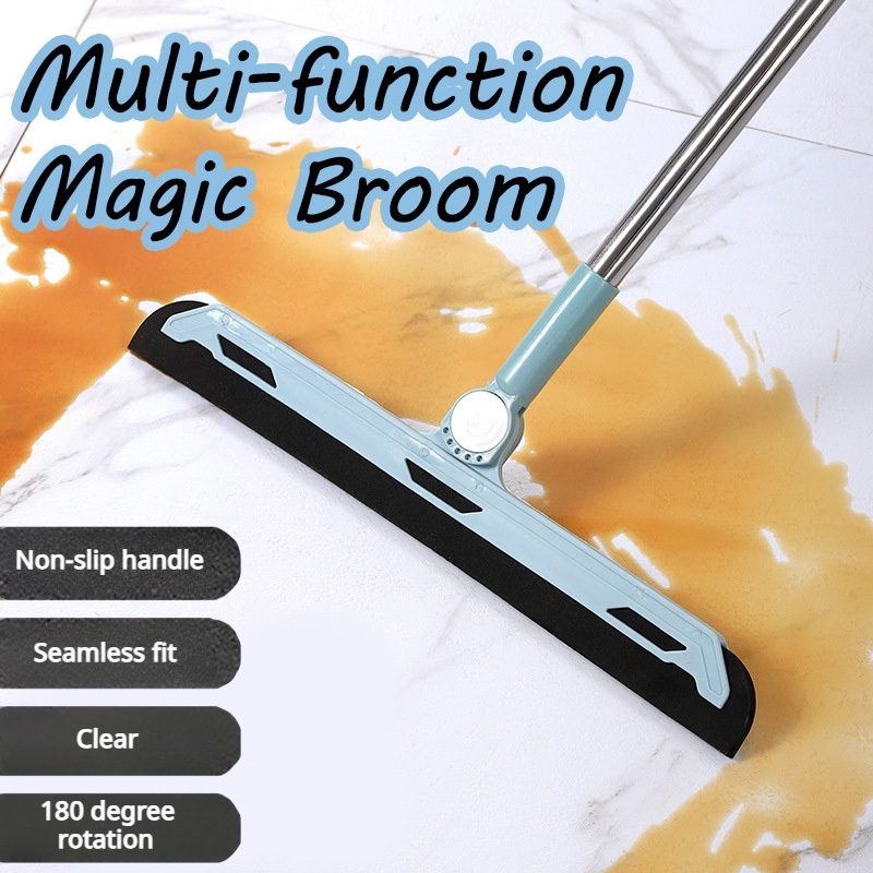 [Loveme258]Retractable Broom Window Cleaner floor/bathroom/Glass/Mirror ...