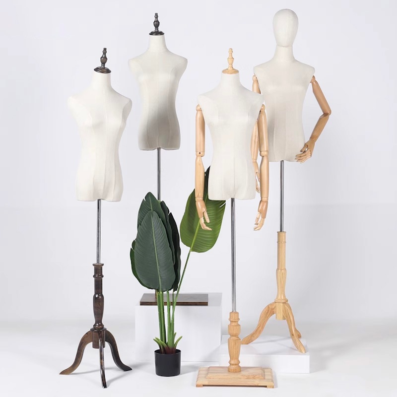 Classic Mannequin Clothing store bazaar window display rack female ...