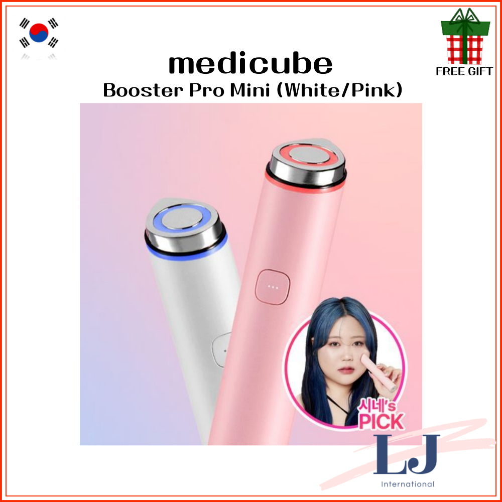medicube Booster Pro Mini (White/Pink) | Shopee Singapore