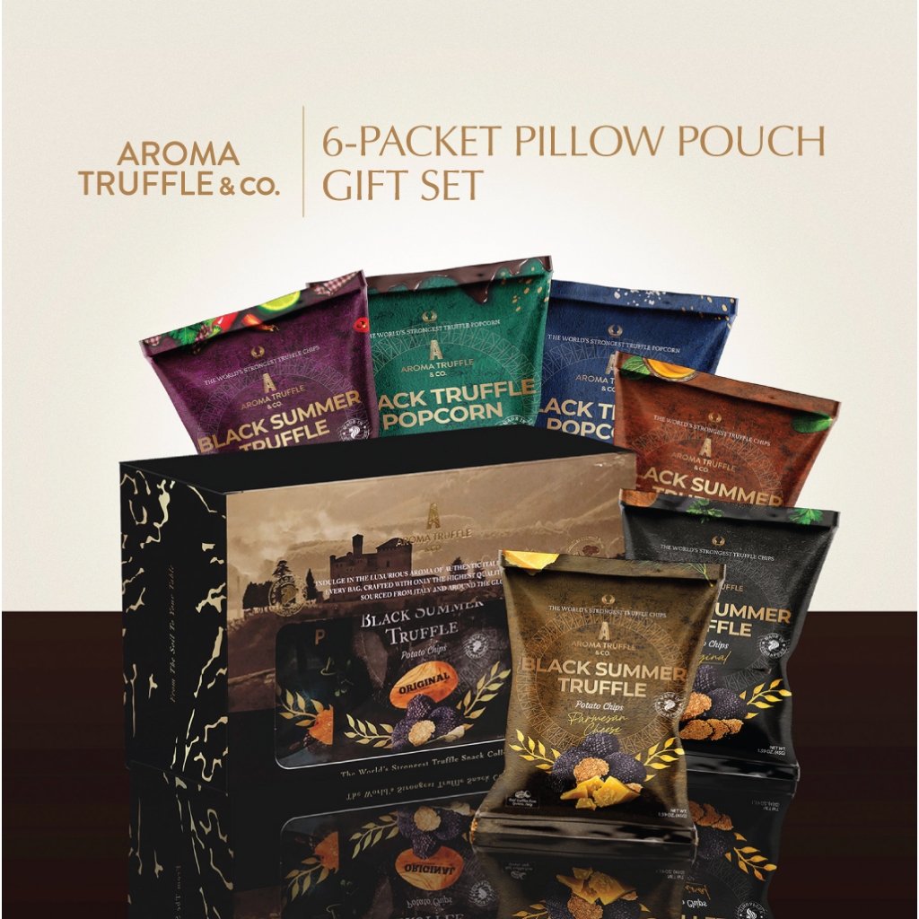 Pillow Pouch Collection - 6 Flavours Mini Truffle Chips/Popcorn (45g ...