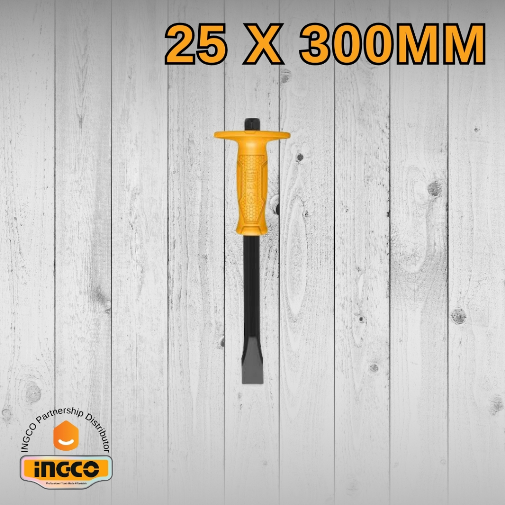 INGCO HCCL082412 Cold Chisel with Guard 25 X 300mm | Shopee Singapore