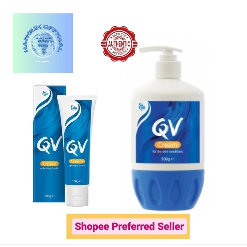 Ego QV Moisturizing Cream 100g/ 500g (Suitable for Dry Sensitive Skin ...