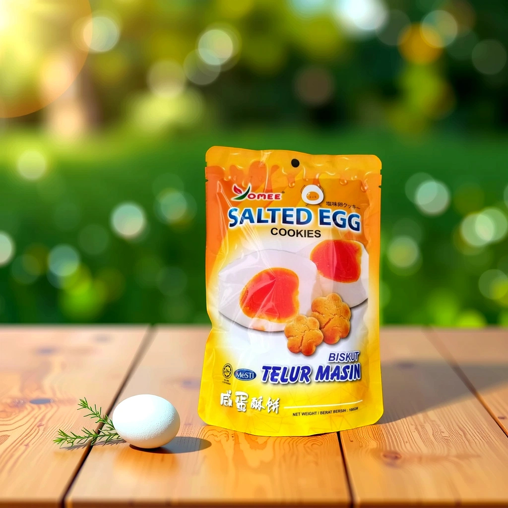 Yomee Salted Egg Cookies | Biskut Telur Masin Rangup & Sedap | 180g ...
