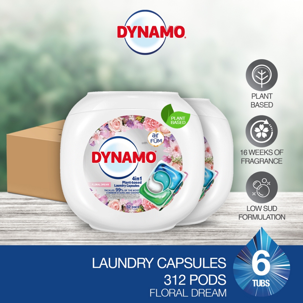 [NEW LAUNCH] DYNAMO x ar FÜM 4in1 Plant Based Laundry Capsules 52 Pods ...