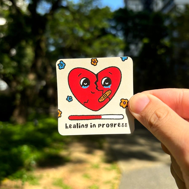 [ Healing In Progress ] Sticker & Decal | Designed in SG | Label ...