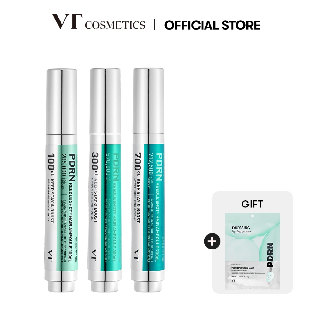 [VT] PDRN Reedle Shot Hair Ampoule 100dL/300dL/700dL Scalp Nourishment ...