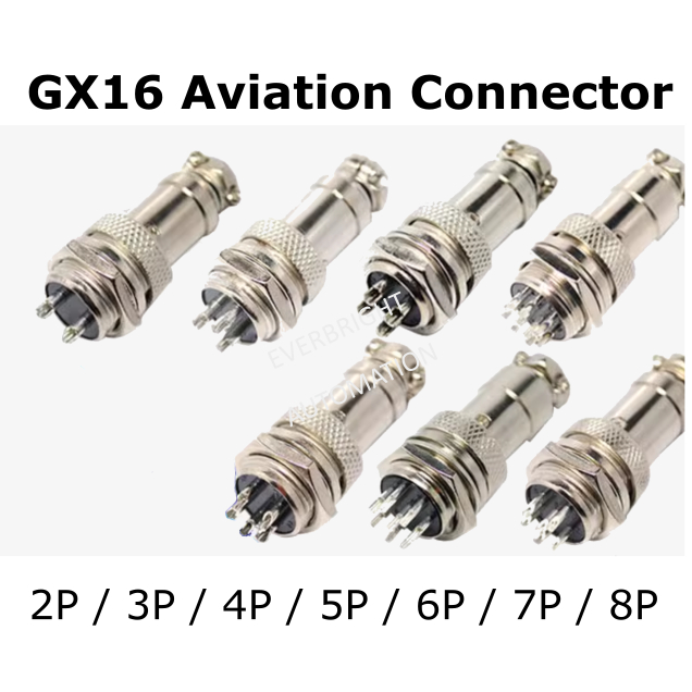 GX16 DF16 16M 16mm Circular Connector Aviation Plug | Shopee Singapore