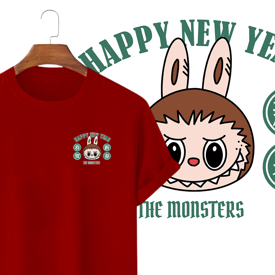 Labubu 2025 CNY Tees 蛇年 Year of The Snake Chinese New Year Tee 新年 T恤 ...