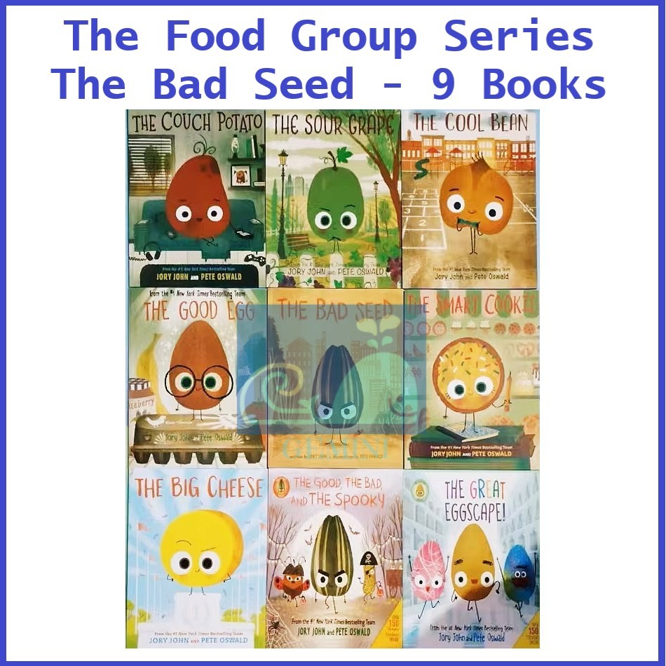 SG STOCK-9 Books - The Food Group Book - The Bad Seed/Good Egg/Cool ...