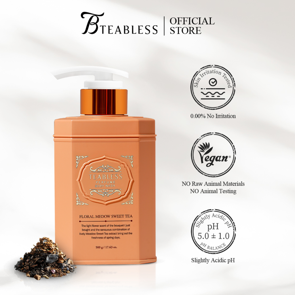 Teabless Floral Meadowsweet Tea Perfume Body Lotion 480g | Shopee Singapore