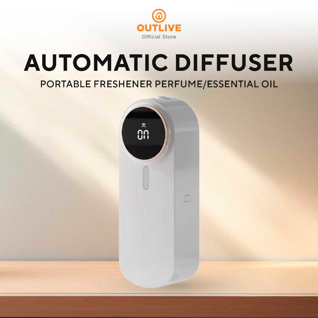 Automatic Sleek Wall Mount Aroma Diffuser Freshener Portable Purifiers ...