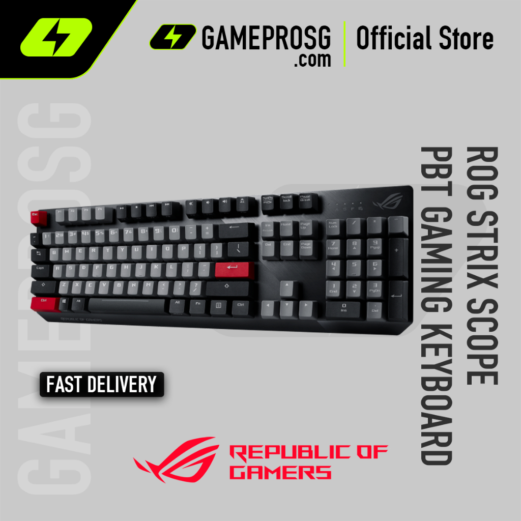ROG Strix Scope PBT Wired Mechanical Gaming Keyboard with Cherry MX ...