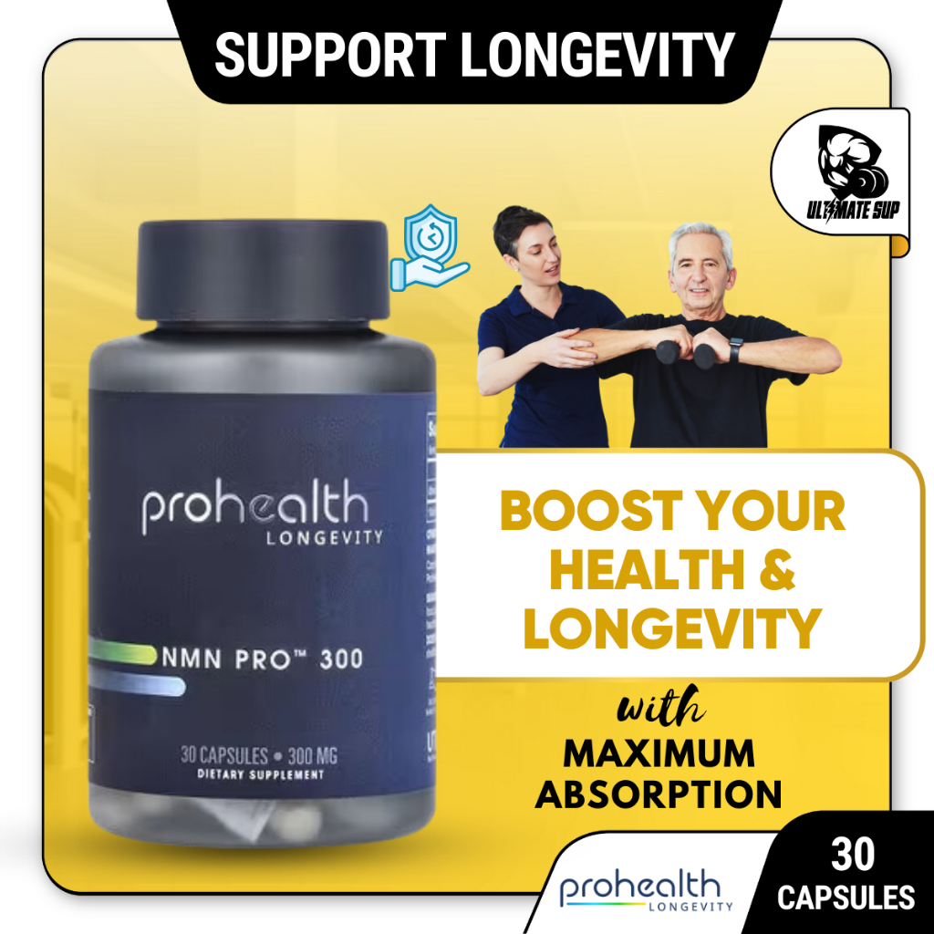 ProHealth Longevity, NMN Pro 300 - Anti Aging Effects, Longevity ...
