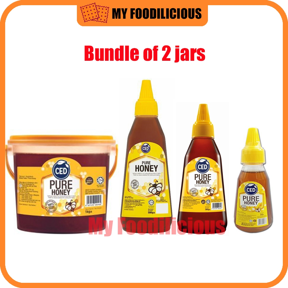 CED Pure Honey 200g/380g/500g/1kg Number 1 Honey Brand in Malaysia ...