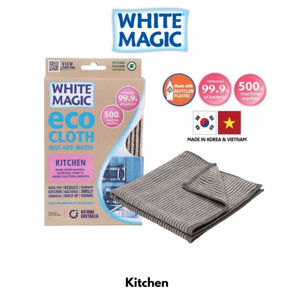 White Magic Eco Cloth MicroFiber Kitchen | Shopee Singapore