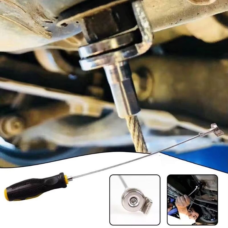 Magnetic oil drain plug Sump Plug Removal wrench tool gearbox oil drain ...