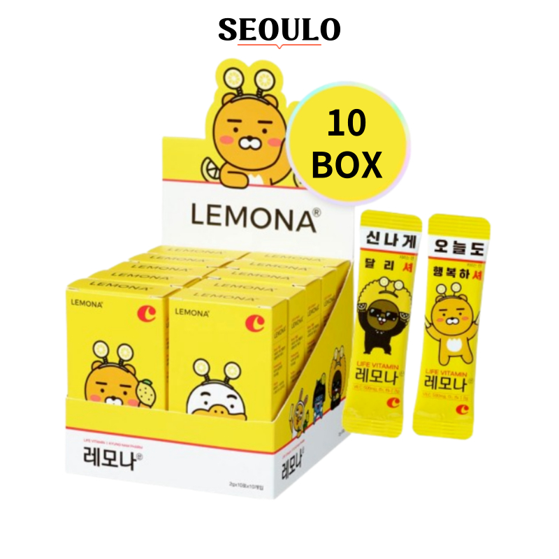 LEMONA Vitamin C Powder Stick 10pcs x 10box(for 100days) | Shopee Singapore