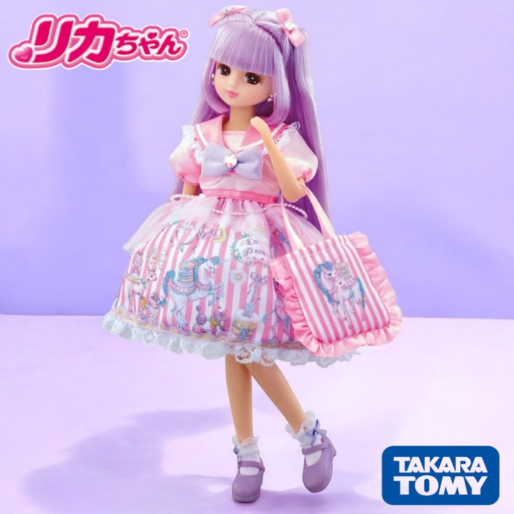 Takara Tomy Licca-chan doll LD-14 Eco-Neko Daisuki Licca-chan dress-up ...