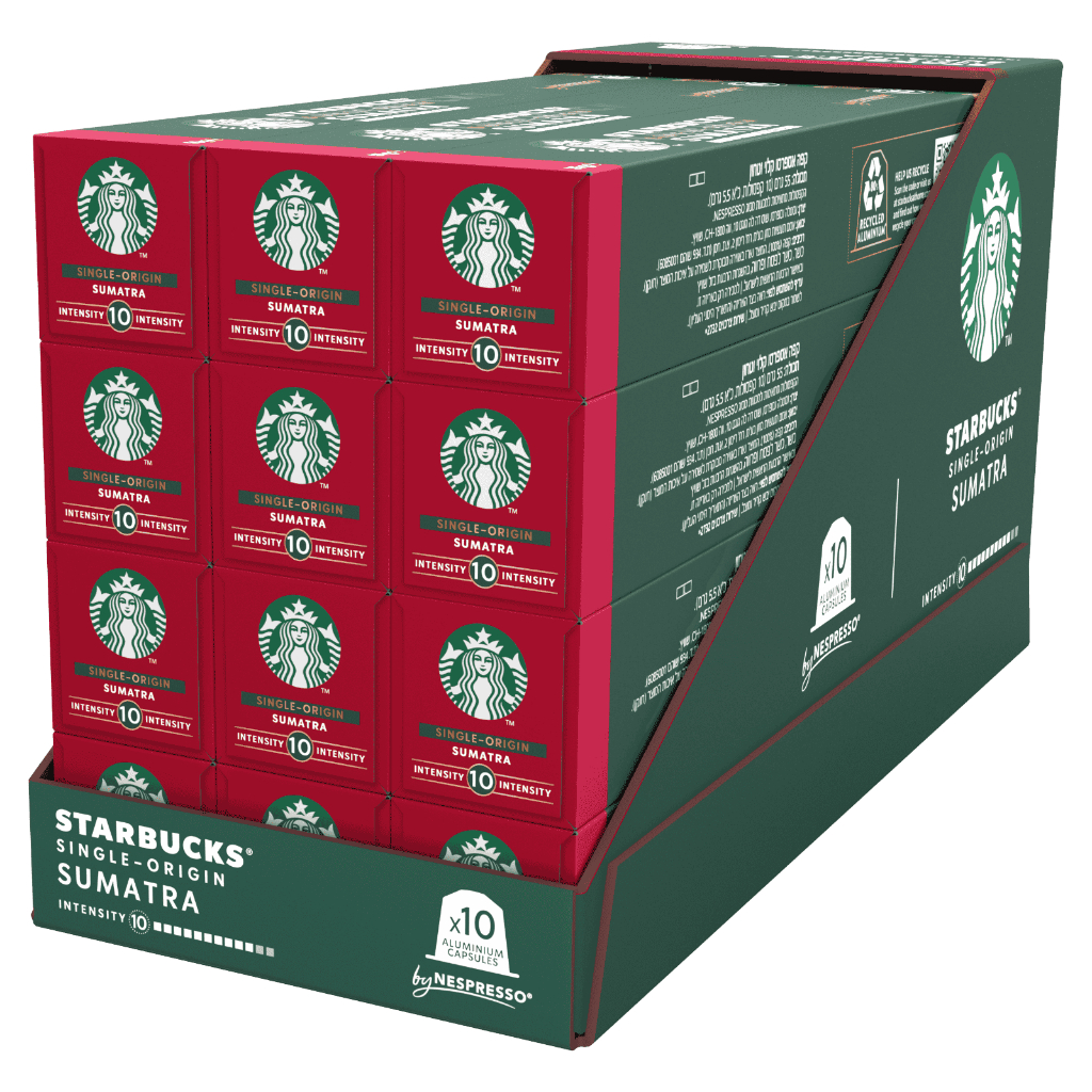 [Carton] STARBUCKS® Single-Origin Sumatra by NESPRESSO® coffee capsules ...