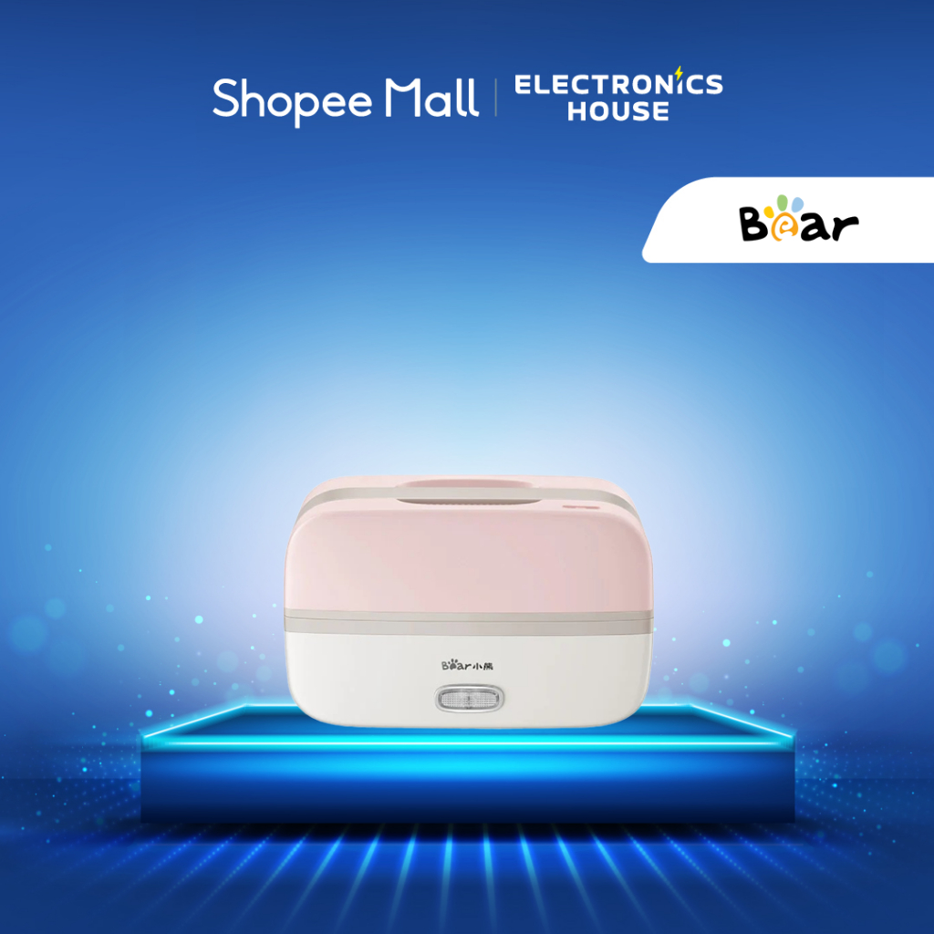 Bear Lunch box Electric Lunch Box 1.0L (DFH-B10J2) | Shopee Singapore