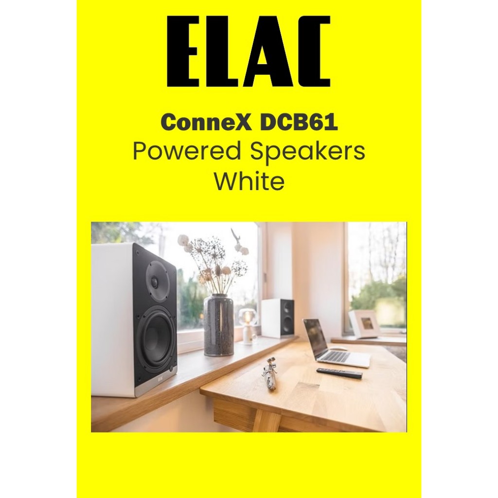 Elac ConneX DCB61 Powered Speakers (NEW) | Shopee Singapore