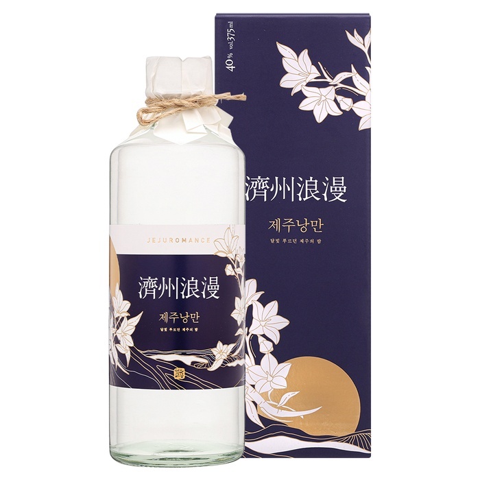 [Jejudoga] Suldoga Jeju Romance - Jeju White Bellflower Liquor 375ml (40% Alc)/제주바당 제주낭만 백도라지주 ...
