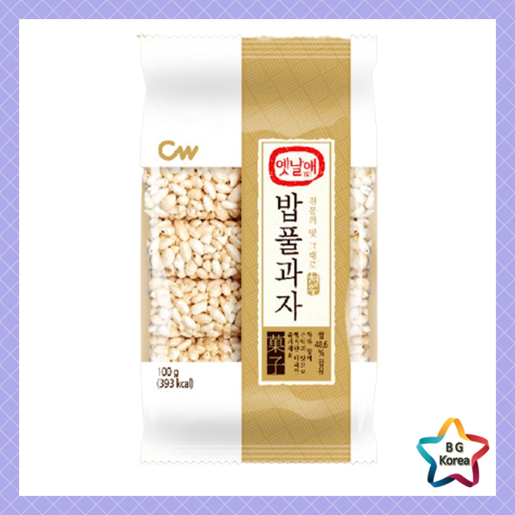 Healthy Snack CW Korean Traditional Rice Snack Coated Popped Rice 90g ...