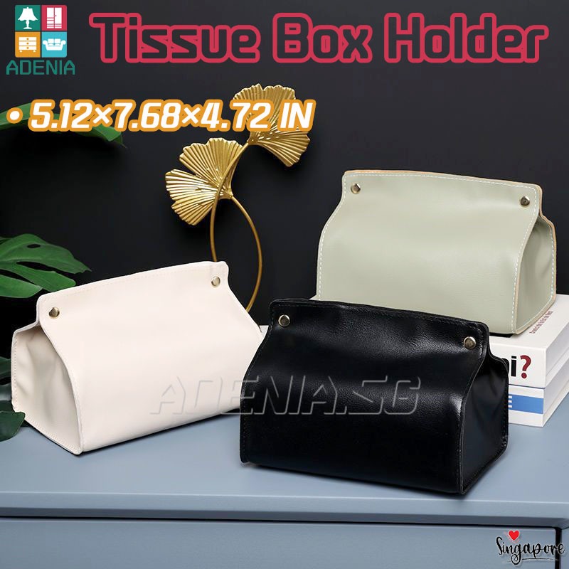 【SG】Soft Tissue Box Holder PU Leather Tissue Box Kitchen Tissue Storage ... 【SG】Soft Tissue Box Holder PU Leather Tissue Box Kitchen Tissue Storage ...