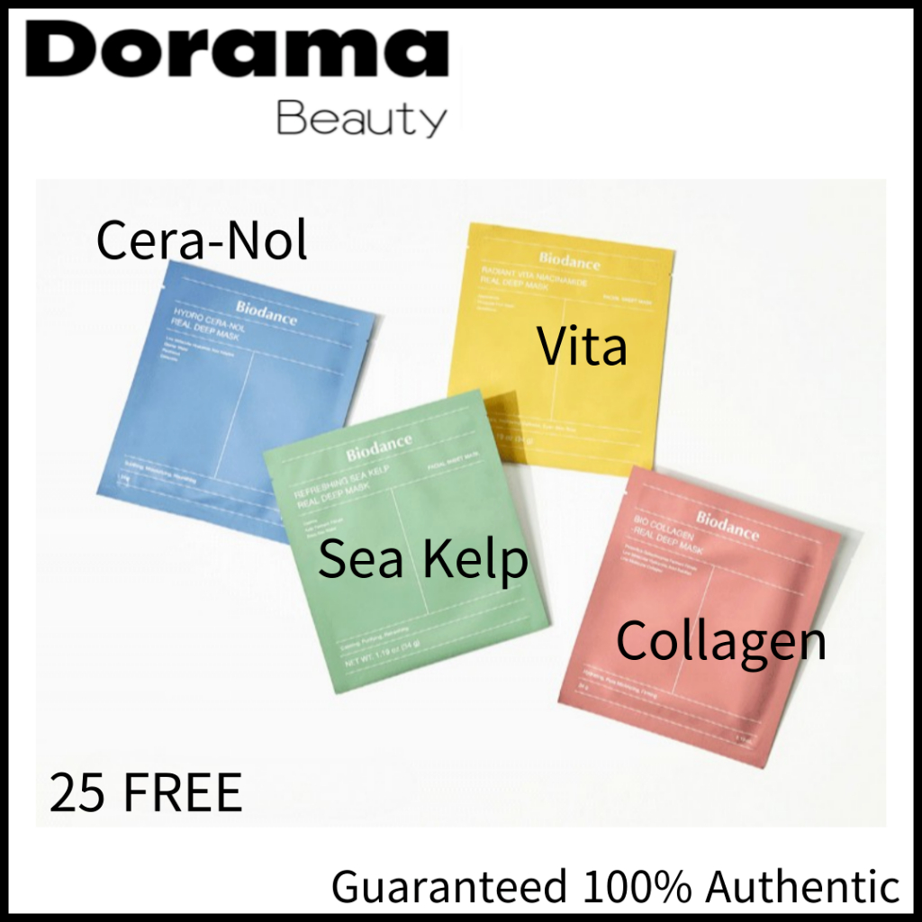 Biodence Real Deep Mask Collection (Collagen Hydro Ceranol Refreshing ...