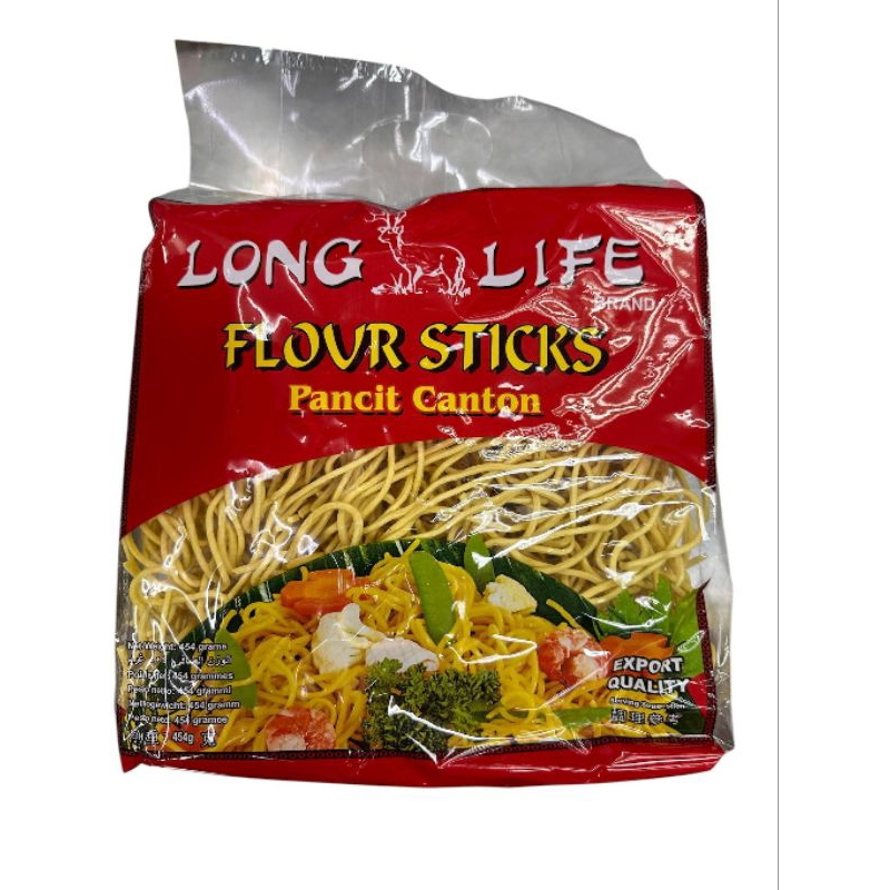 Long Life Flour Sticks Pancit Canton 454g | Shopee Singapore