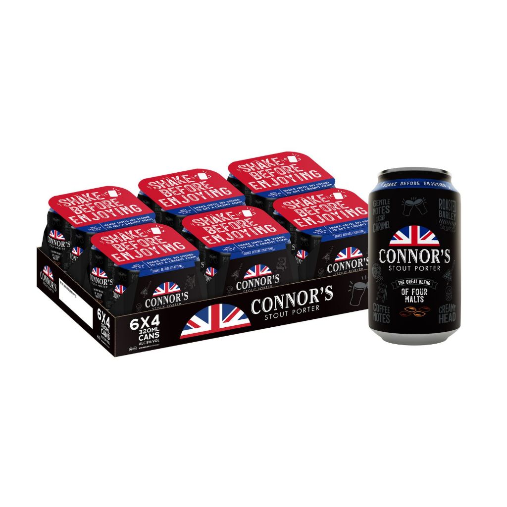 [1 Carton] Connor s Stout Porter (24x320ml) | Shopee Singapore