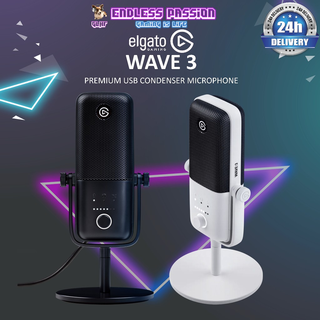 Elgato Wave:3 Microphone | Shopee Singapore