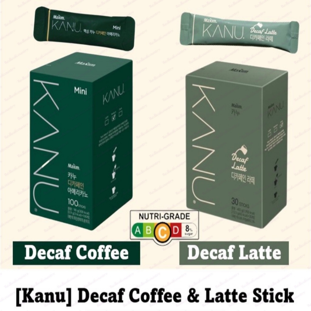 [Kanu] Decaf mini Stick Decaffeinated Coffee Americano Decaf Instant ...
