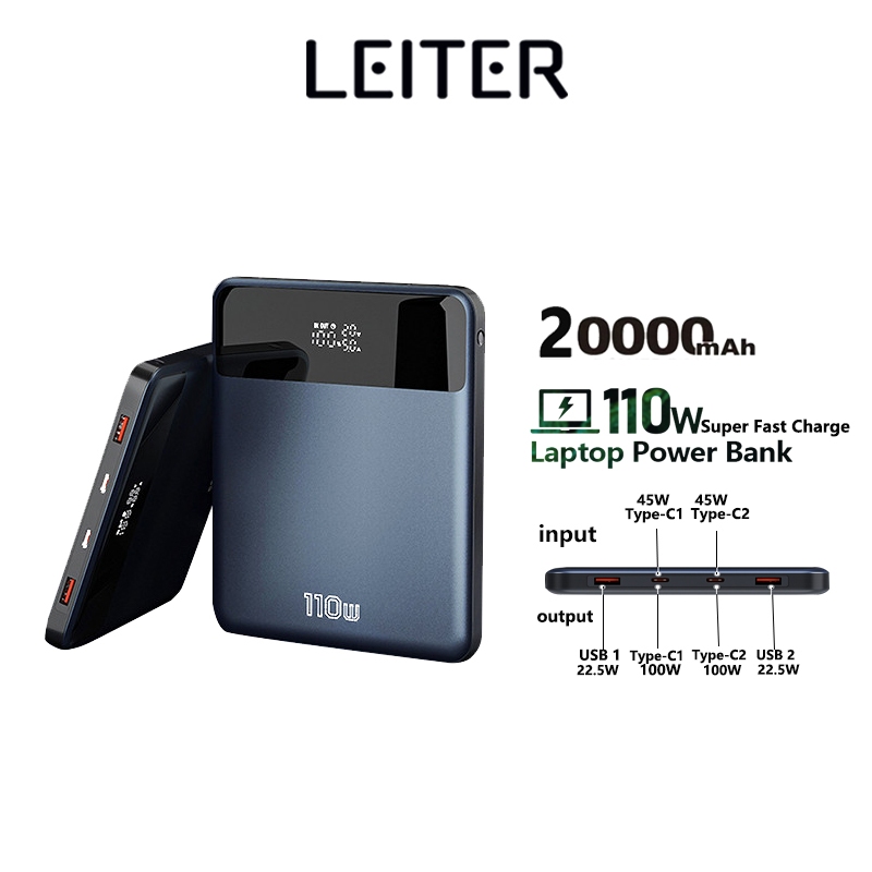 Leiter Laptop Power Bank 110W Fast Charging 20000mAh High-Power ...