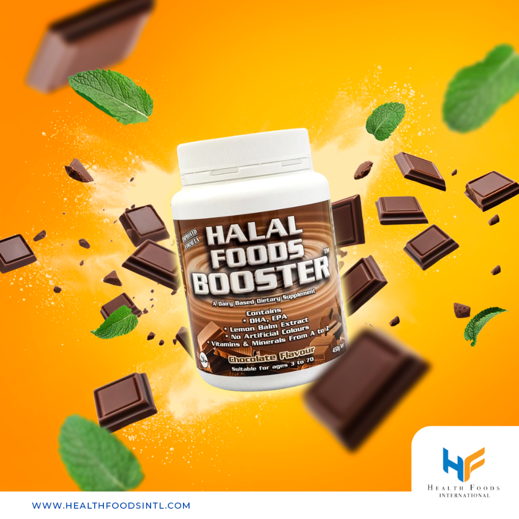 Halal Foods Booster Chocolate Flavour Supplement for Mental Focus ...