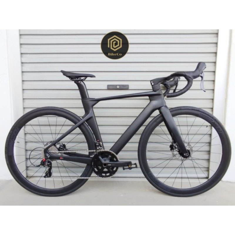 TWITTER R5 PRO Carbon Fibre Black Road Bike | Full Hydraulic Disc Brake ...