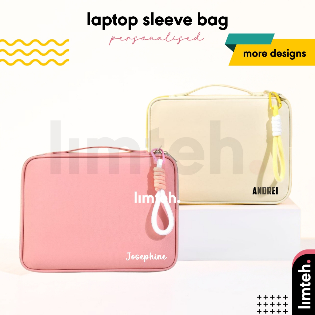 Personalised Macaron Laptop Bag | Waterproof Laptop Sleeve Computer Bag ...
